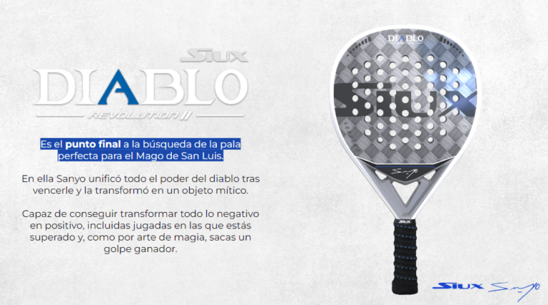 Diablo Revolution II Pro 【La pala de Sanyo】 | PadelStar